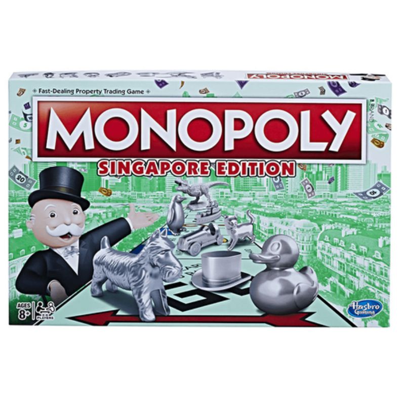 Hasbro Gaming Monopoly English Board Game Singapore Edition โมโนโพลี่ ...