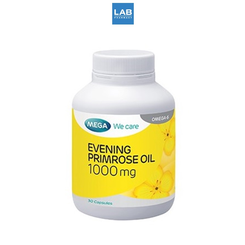 MEGA We Care Evening Primrose Oil 1000 mg. 30 capsules - อีฟนิ่งพริมโรส ...