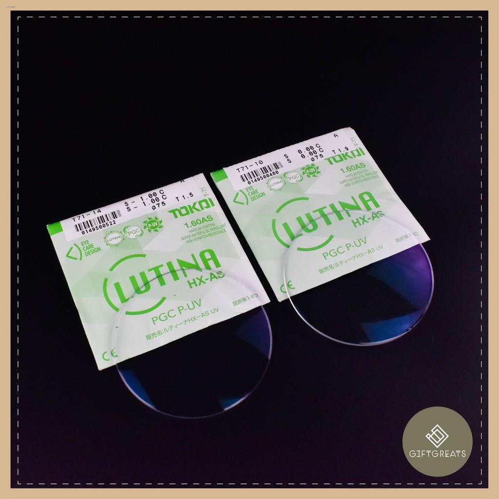 Tokai Lutina ASPHERIC 1.6-1.67(ย่อบาง)-เลนส์กรองแสงสีฟ้า เลนส์สายตา เลนส์บลู | Shopee Thailand