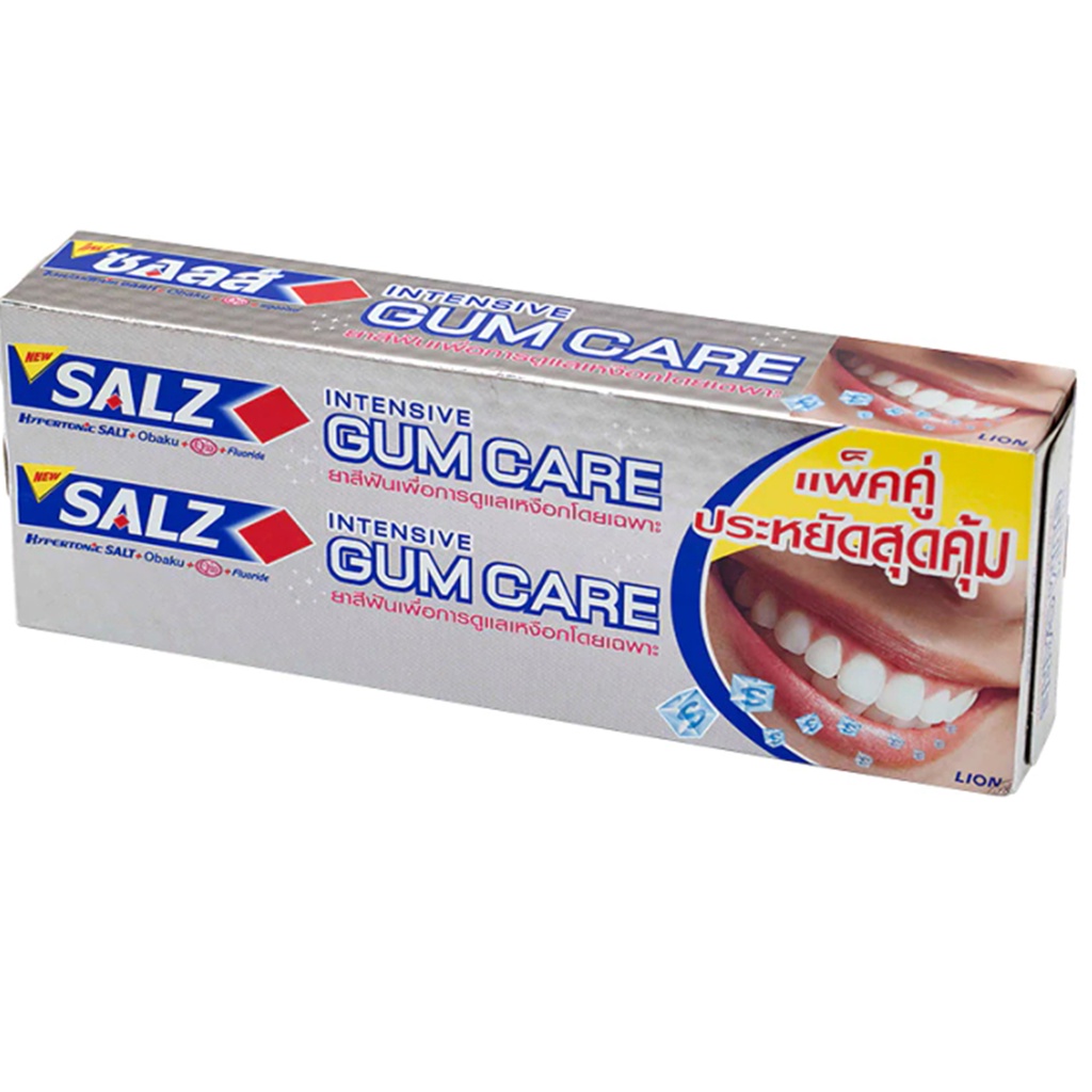 Salz Intensive Gum Care Toothpaste Pack 160g.x2ยาสีฟันเพื่อการดูแล ...