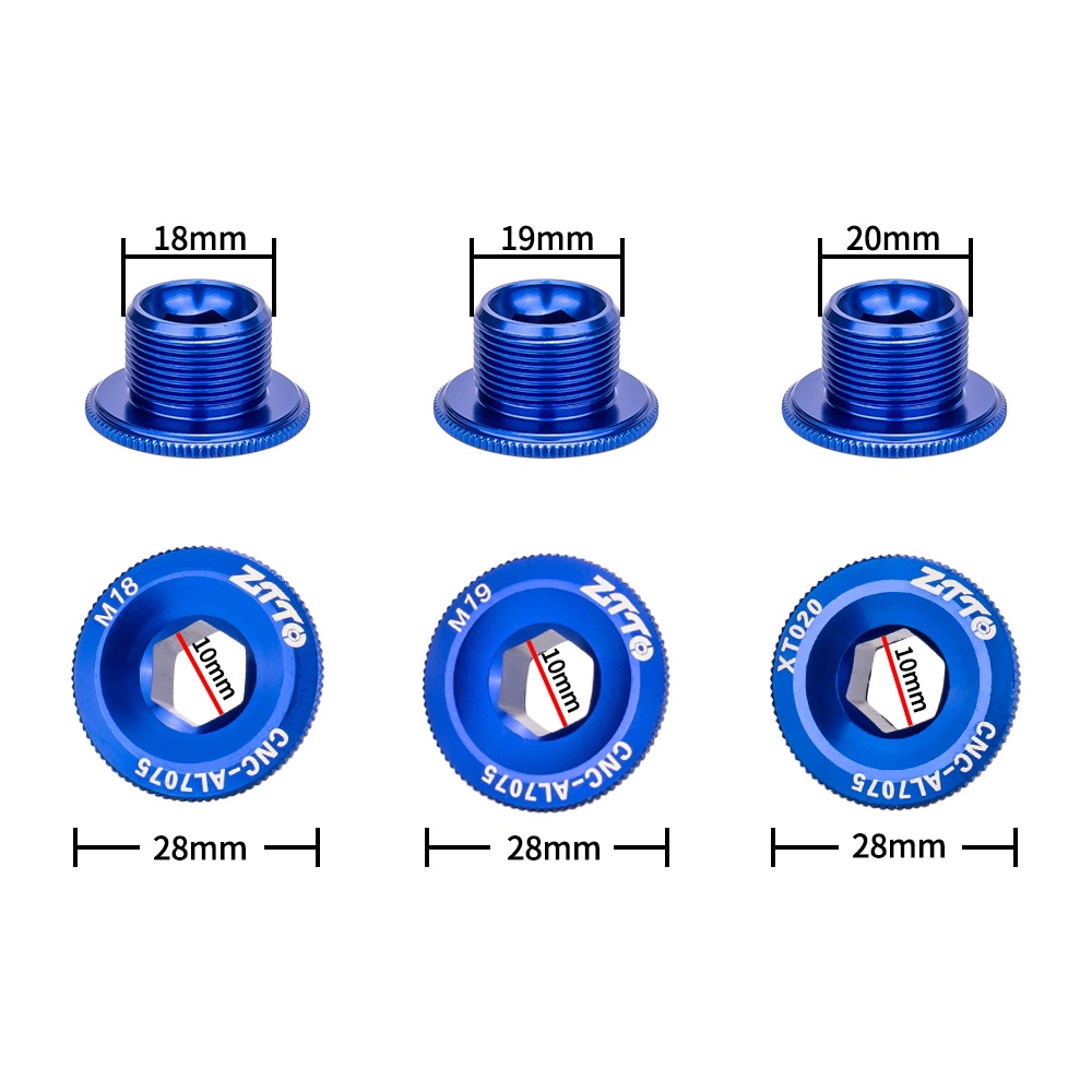 Ztto สกรูข้อเหวี่ยงจักรยานเสือภูเขา M20 M19 M18 สําหรับ BB Axis Screws | Shopee Thailand