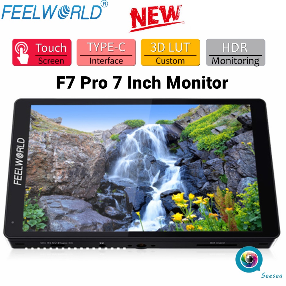 FEELWORLD F7 PRO หน้าจอสัมผัสขนาด 7 นิ้ว3D LUT กล้อง DSLR Field ...