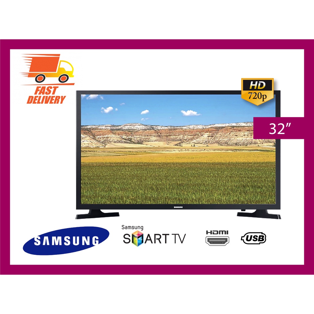 ทีวี SAMSUNG รุ่น UA32T4300AKXXT ขนาด 32 นิ้ว HD LED Smart TV | Shopee ...