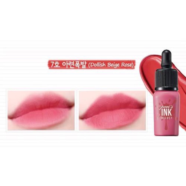 Peripera Peri's ink velvet #07 | Shopee Thailand