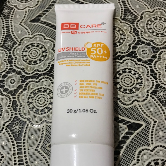 BB Care UV SHIELD SPF 50 PA++++ 30 g. | Shopee Thailand