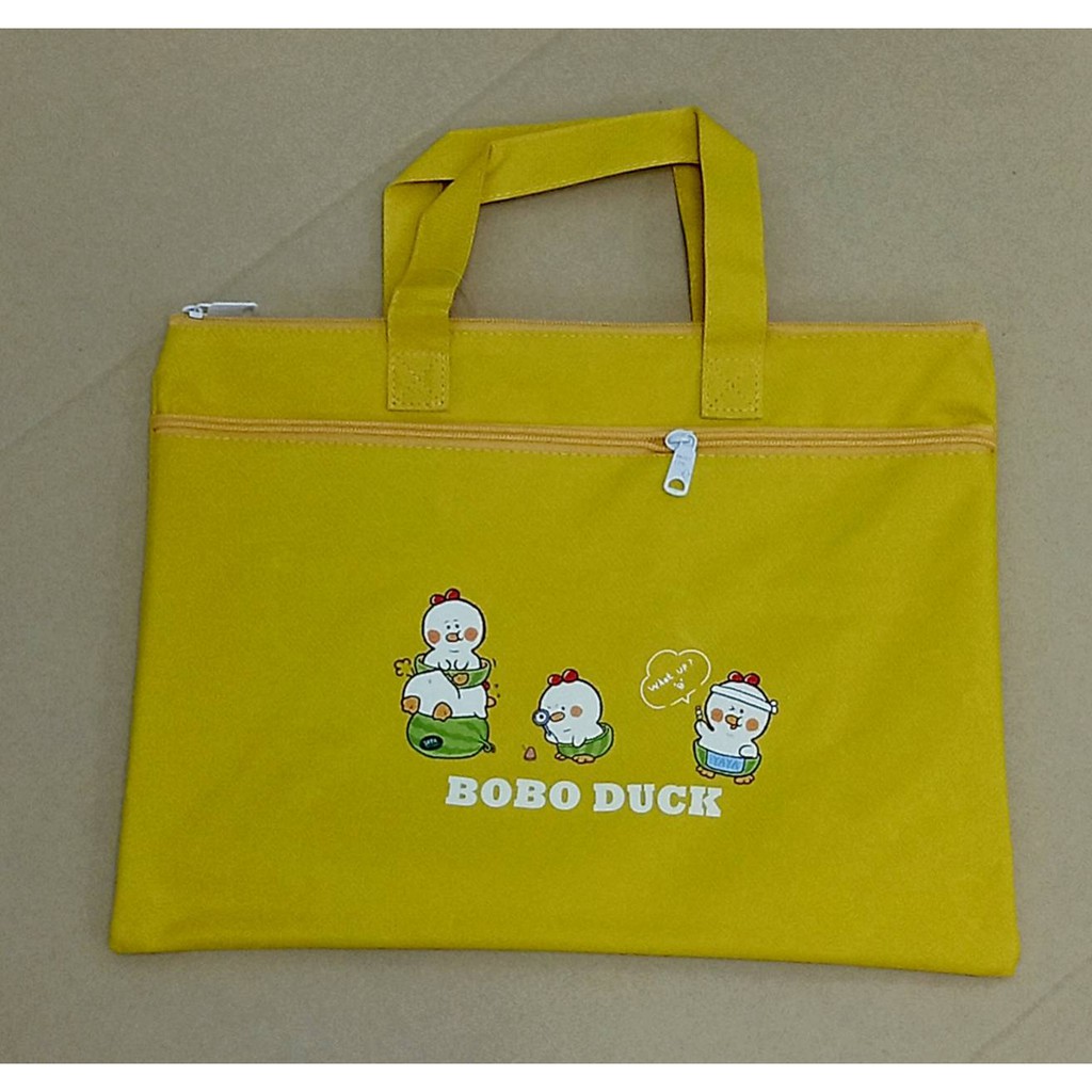 กระเป๋าใส่เอกสาร 2 ซิป BOBO DUCK | Shopee Thailand