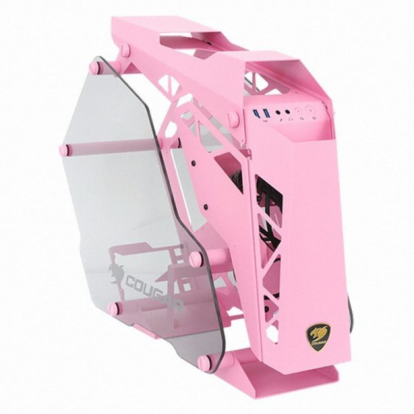 COUGAR CONQUER MINI PINK EDITION mATX, itx CASE GAMING #เคสสีชมพู ...