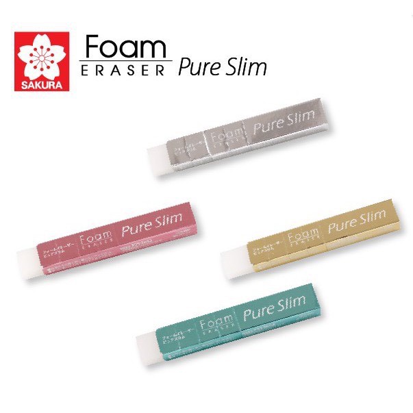 ยางลบ Sakura Foam Pure Slim RFPS150 สุ่มสี | Shopee Thailand