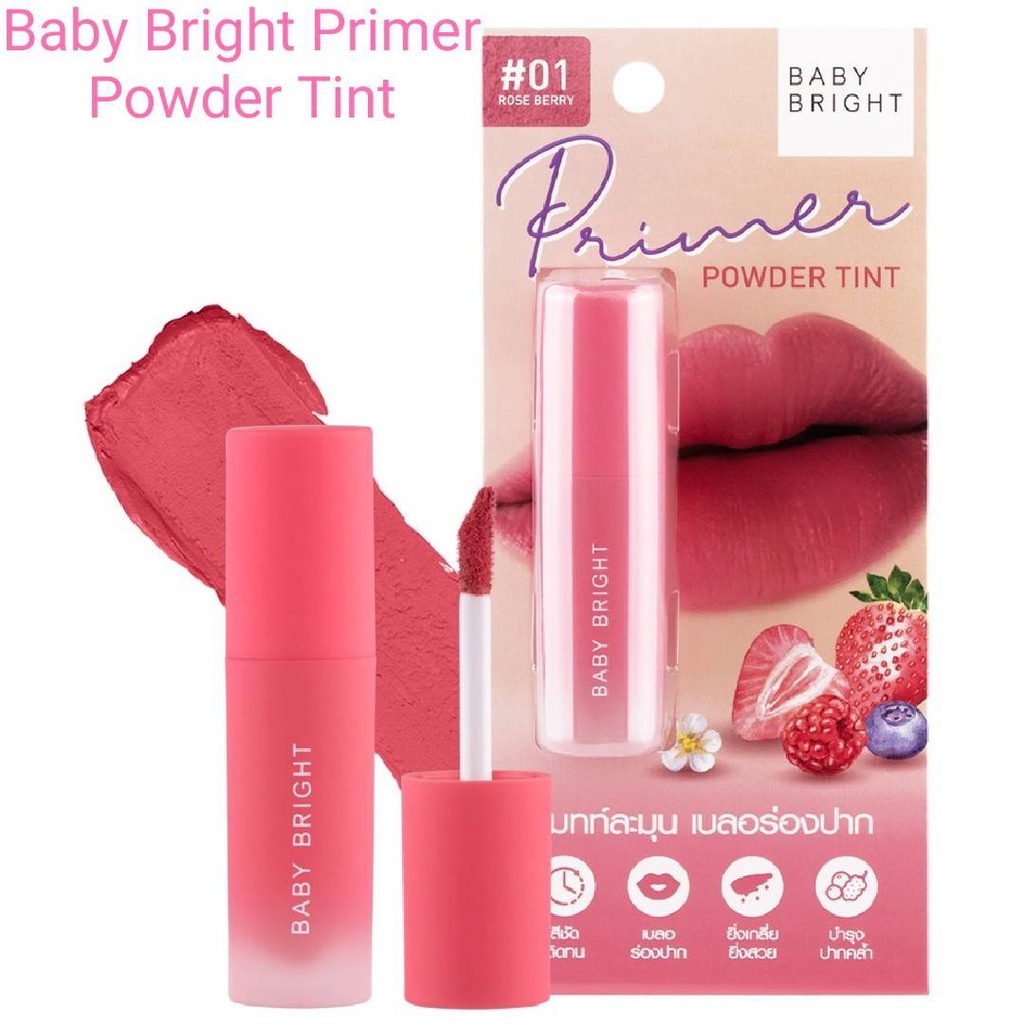 Baby Bright Primer Powder Tint 2.4g. เบบี้ ไบร์ท ไพรเมอร์ พาวเดอร์ ทินท ...