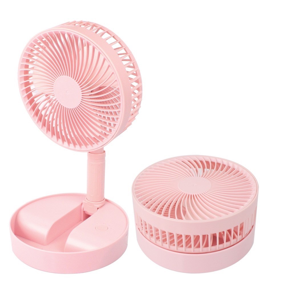 พัดลมตั้งโต๊ะแบบพกพา Folding Fan ZK-2028 คละสี รุ่น Travel-folding-electric-fan-table-top-08B-J1 ...