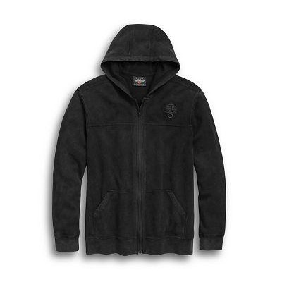ฮู้ดสีดำมีซิป ลิขสิทธิ์แท้ จาก Harley Davidson 96804-19VM | Shopee Thailand