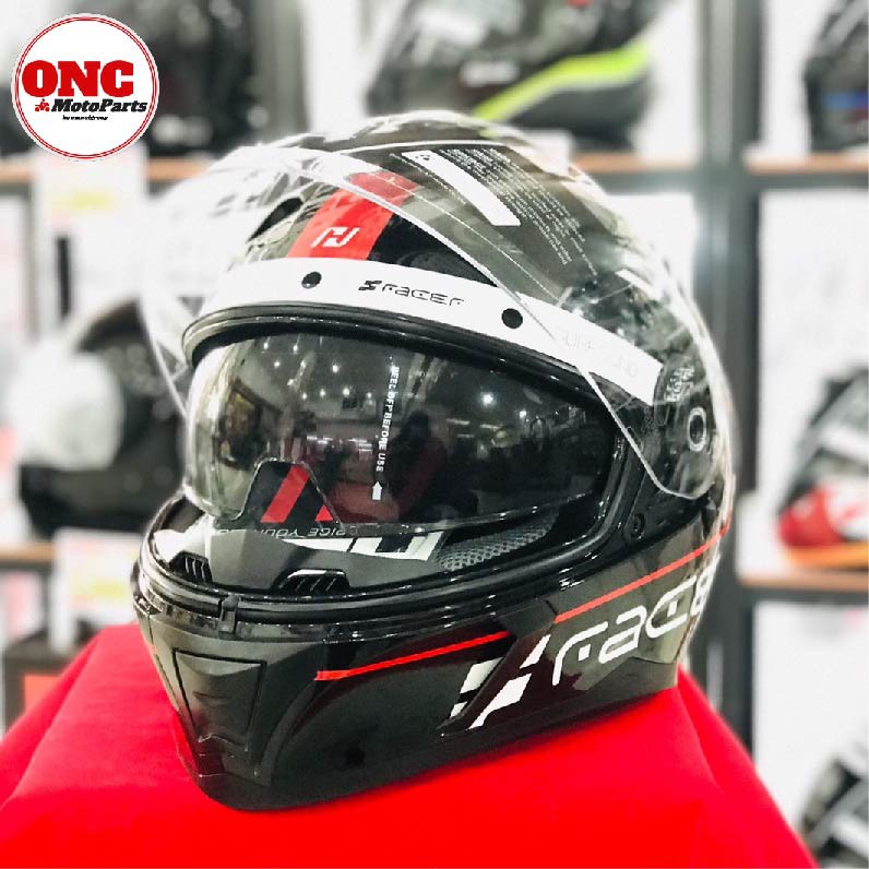 หมวกกันน็อกเต็มใบรุ่น Racer ของ H2C แท้ รุ่นใหม่ 2021 Helmet | Shopee ...