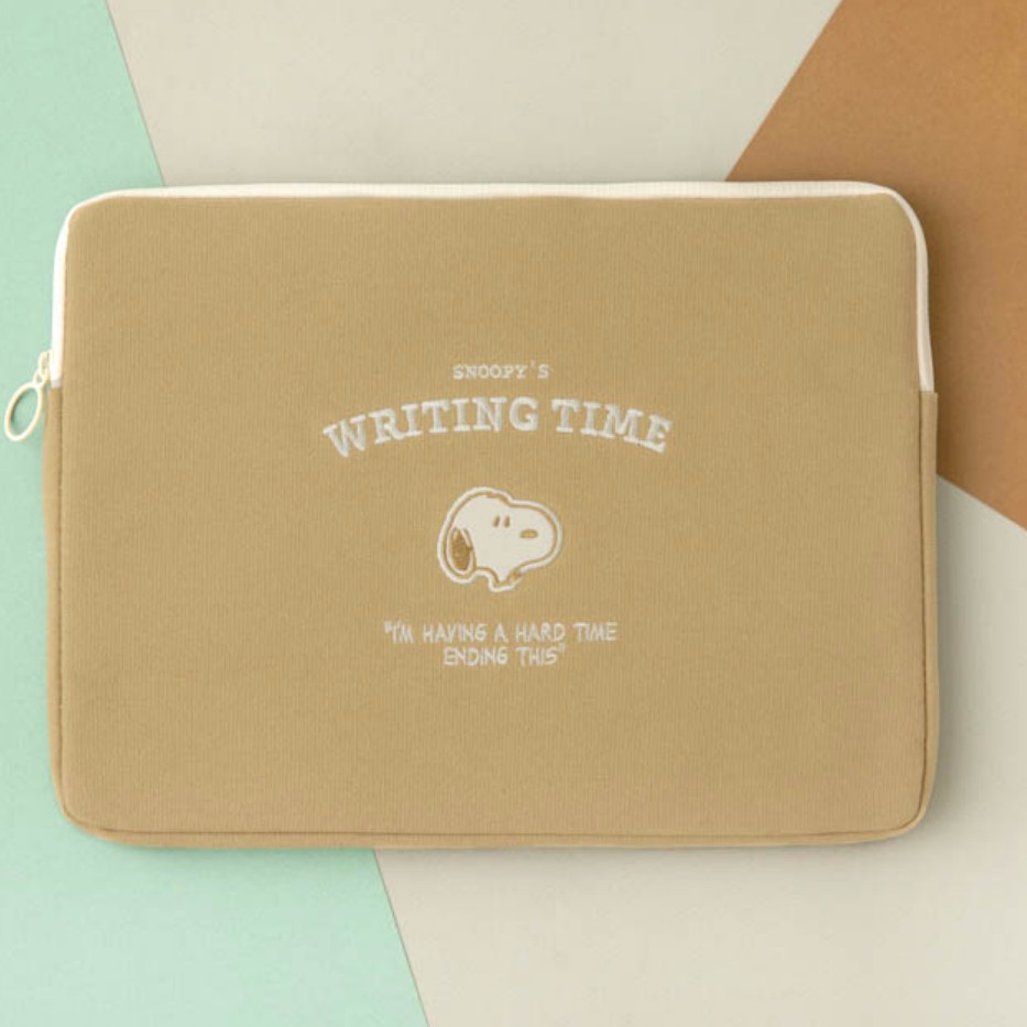 (พร้อมส่ง) snoopy laptop pouch 13 นิ้ว - peanuts | Shopee Thailand