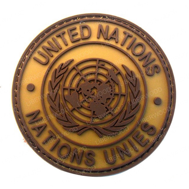 United Nation Complete Un United Nations U.N. Badge Pvc Tactical Army ...