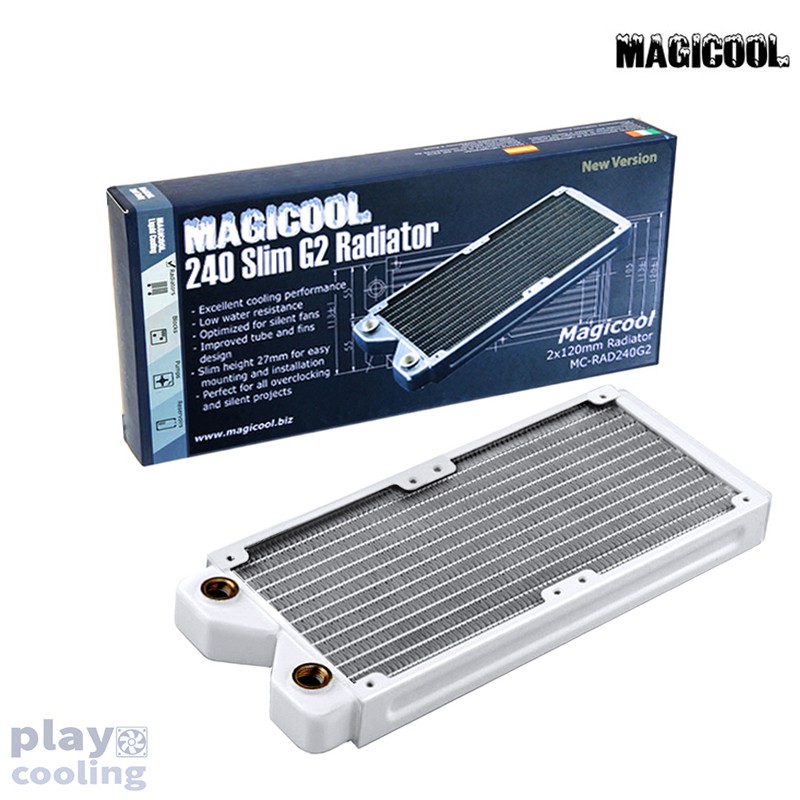 Magicool 360 G2 Copper Radiator Thick 27mm White (หม้อน้ำคอม จัดส่งใน ...