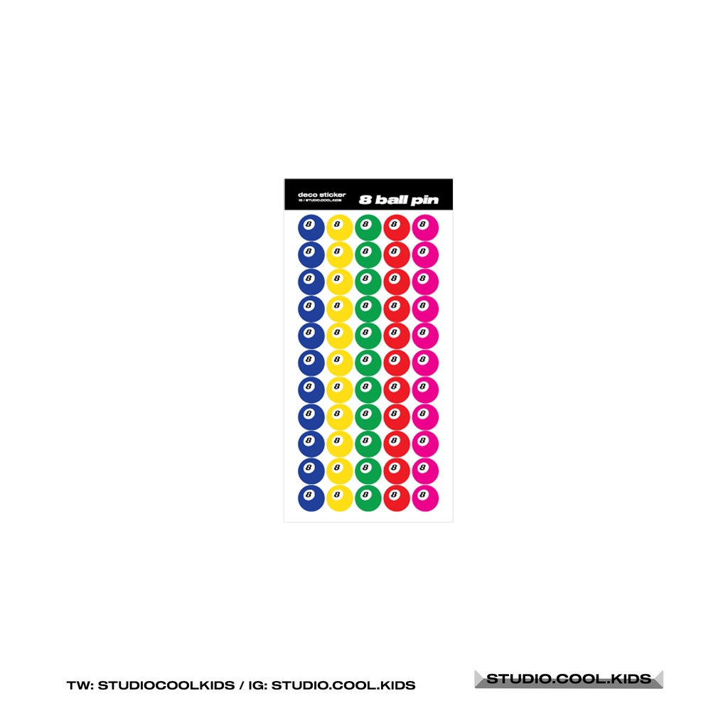 สติ๊กเกอร์ โฮโลแกรม hologram stickers 8 ball pin | Shopee Thailand