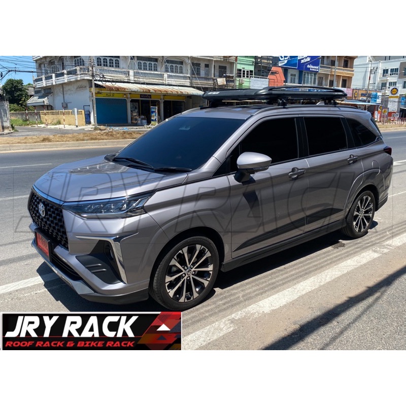 แร็คหลังคา veloz ตรงรุ่นจับราวหลังคา + ถาดแครี่บอย carryboy CB550N 100x160cm JRY Rack แร็คเวลอส ...