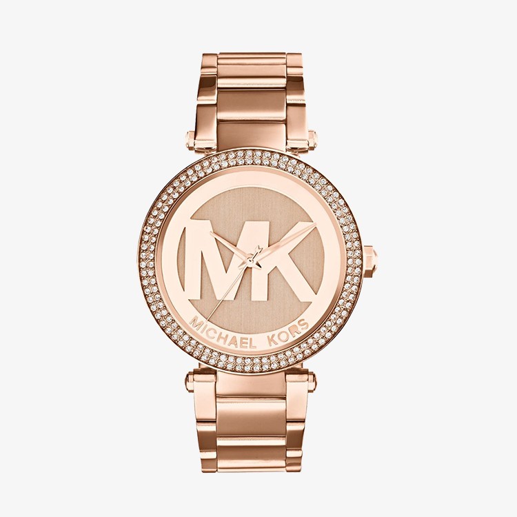 MICHAEL KORS นาฬิกาข้อมือผู้หญิง รุ่น MK5865 Parker Pavé - Rose Gold ...