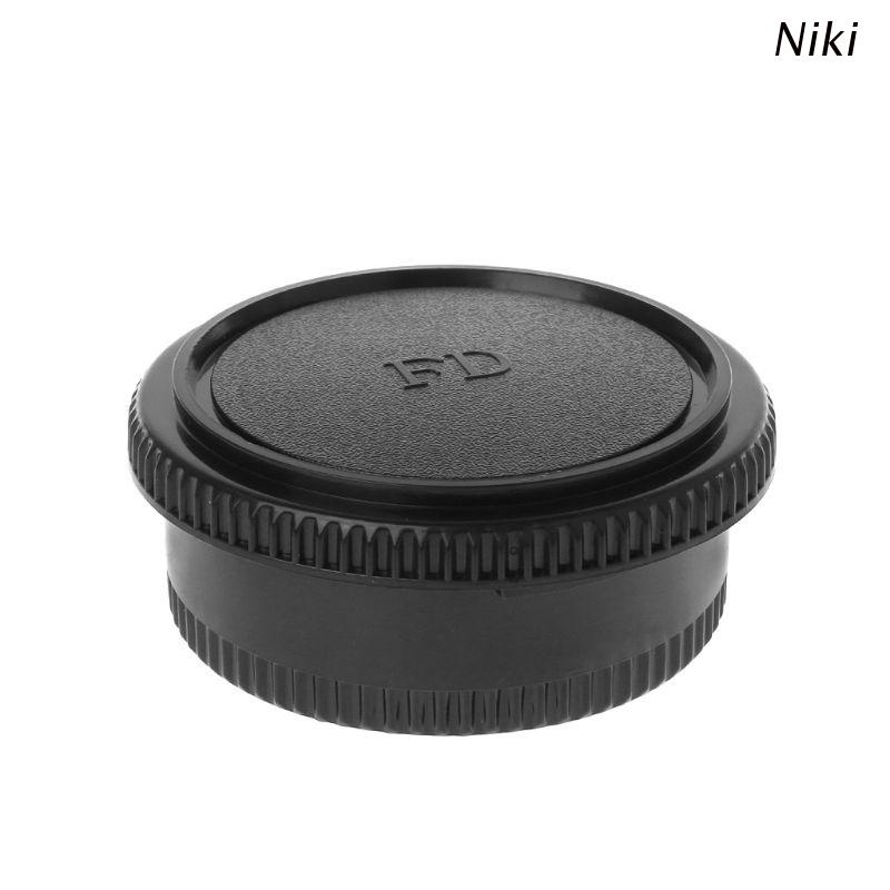 Niki Rear Lens Body Cap Camera Cover Anti-dust Mount Protection Plastic ...