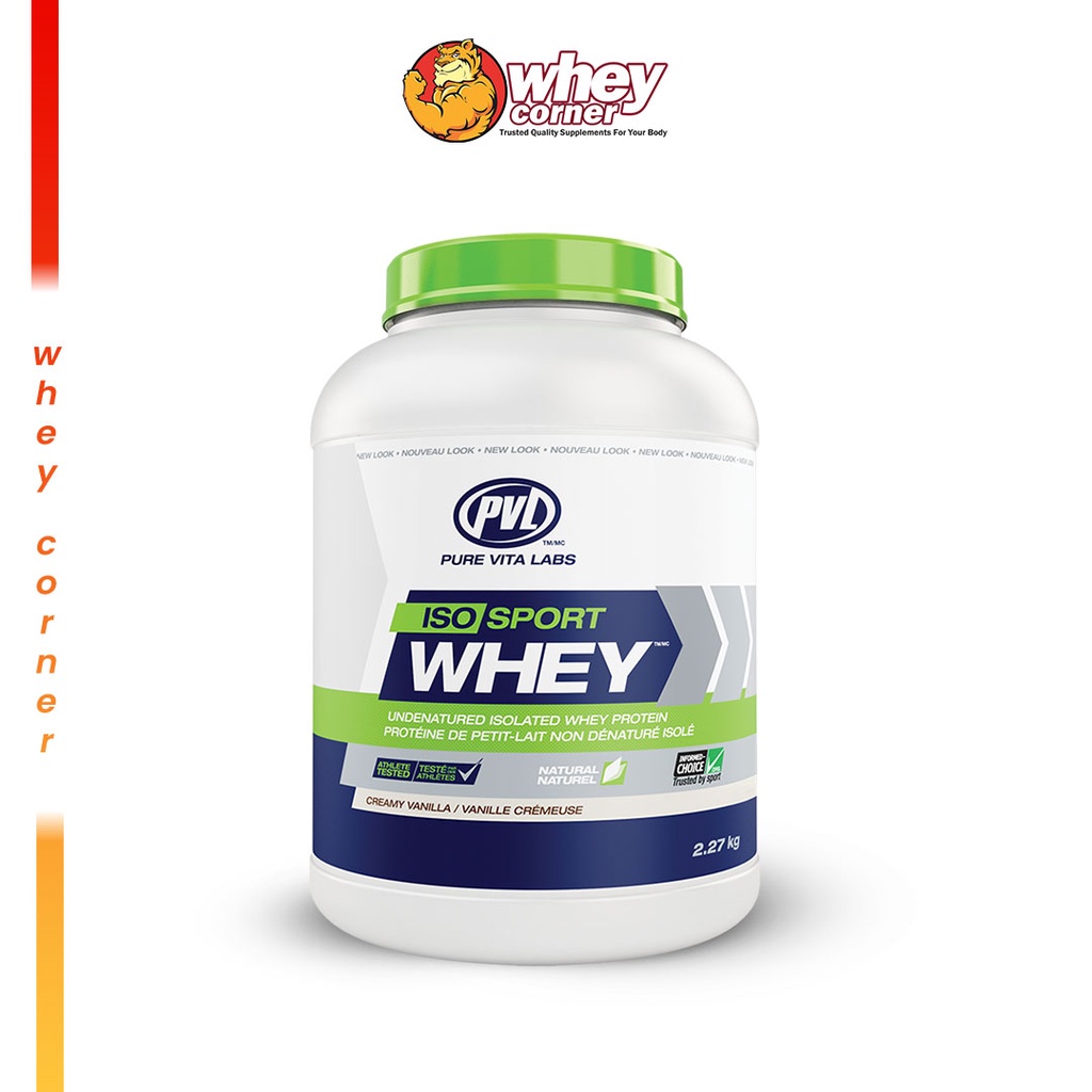 PVL Isosport Whey ขนาด 5 lbs. + รับฟรี!! PVL Shaker 1.0L 1 ใบ เวย์ ...