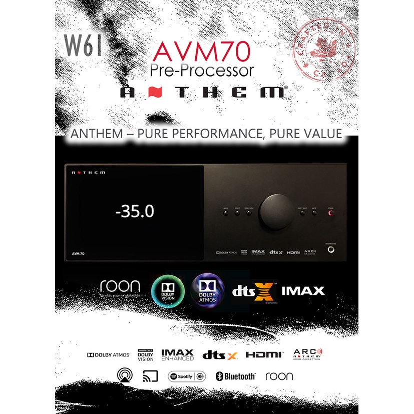 Anthem AVM70 (Pre-Processor 16 CH) | Shopee Thailand