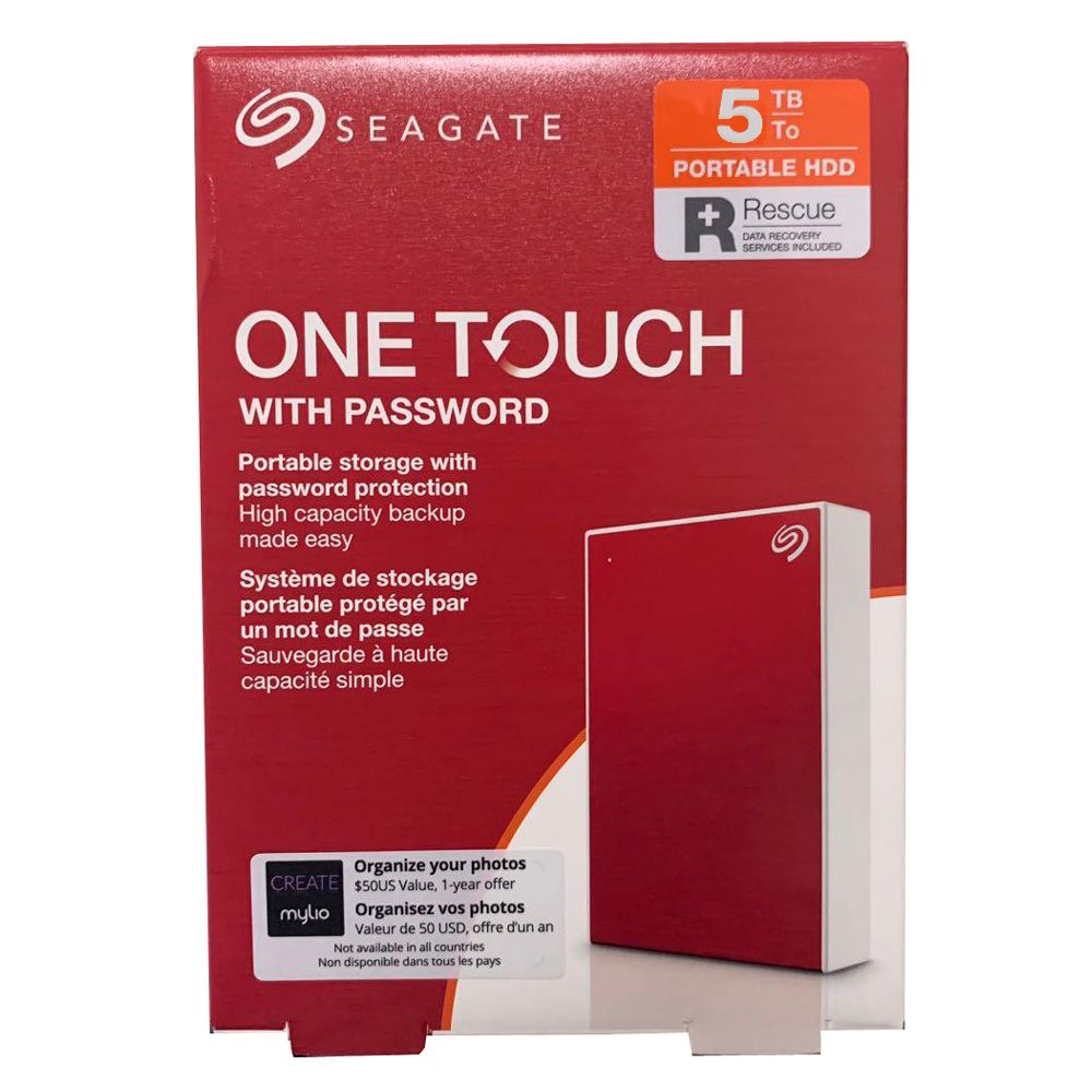 Seagate 5TB 2.5inch One Touch External Hard Disk with Password STKZ5000 ...
