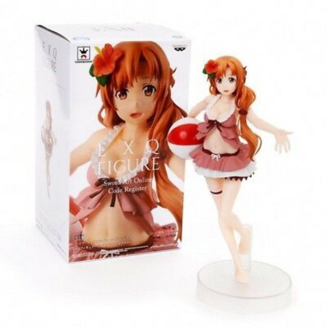 (แท้/มือ2) BANPRESTO Sword Art Online Code Register EXQ Figure Minamo Princess Asuna โมเดล อาสึ ...