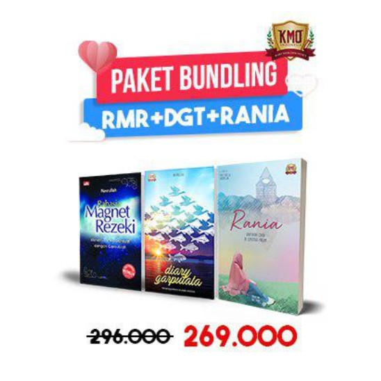 Bundling Package 3 หนังสือ "Secret Magnet Rezeki, Tala Fork & Novel Rania", Ust. โพรเฟ่ต์ ...
