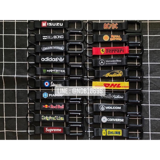 พวงกุญแจ DHL VOLCOM OHLINS PIAGGIO VESPA SUPREME Keychain Key | Shopee ...