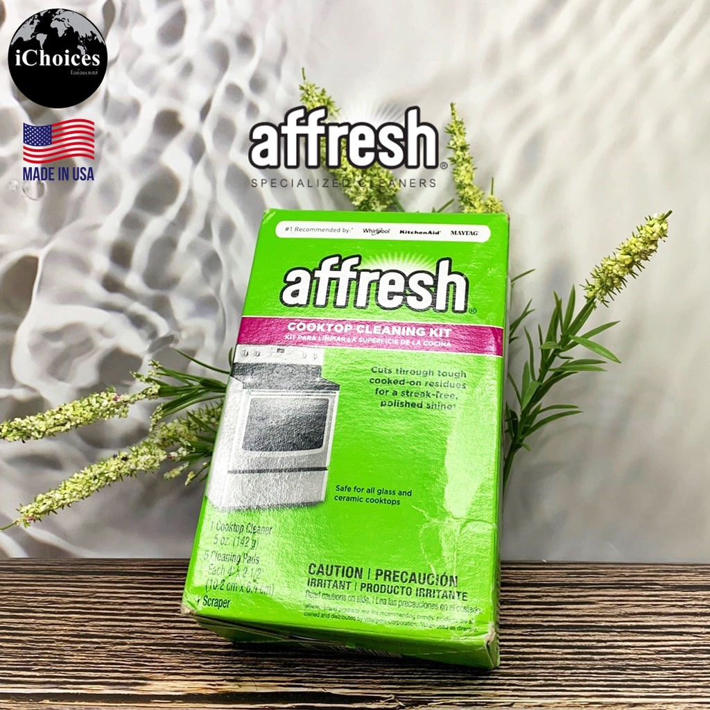 [Affresh] Cooktop Cleaning Kit, 1 Cooktop Cleaner+5 Cleaning Pads+1 ...