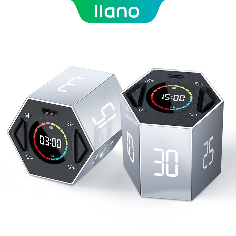 llano Ticktime ตัวจับเวลา timer นาฬิกาจับเวลานาฬิกาจับเวลาดิจิตอล Led สําหรับทํางานออกกําลังกาย ...
