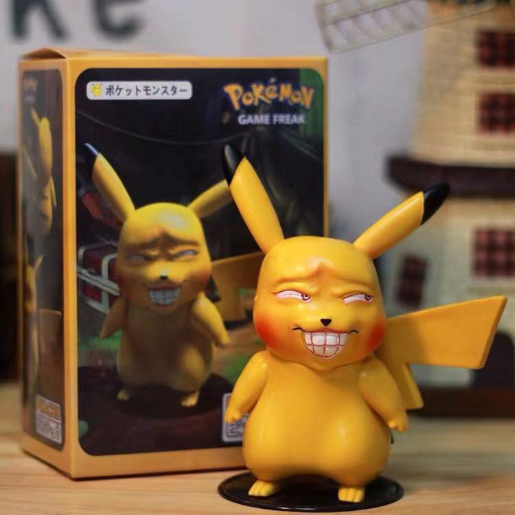 ฟิกเกอร์ Pokemon Funny Gangsta Style Pikachu Dragon Pup Bulbasaur ...