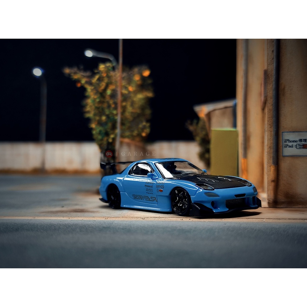 Mazda RX-7 FD3S RE Amemiya Light Blue 1:64 (ignition model) | Shopee Thailand
