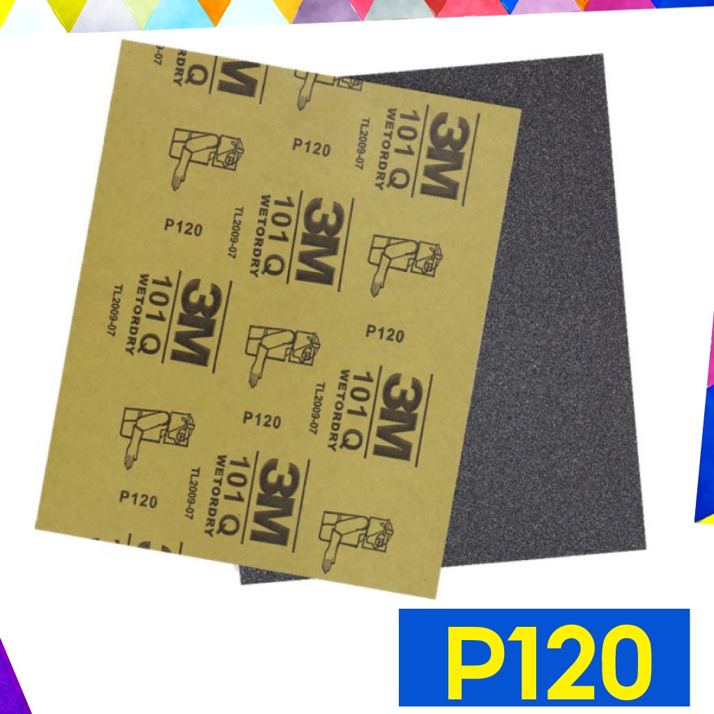 3M ( 2 แผ่น) 101Q กระดาษทรายน้ำ Wetordry Sandpaper ขนาด 9"x11" | Shopee Thailand