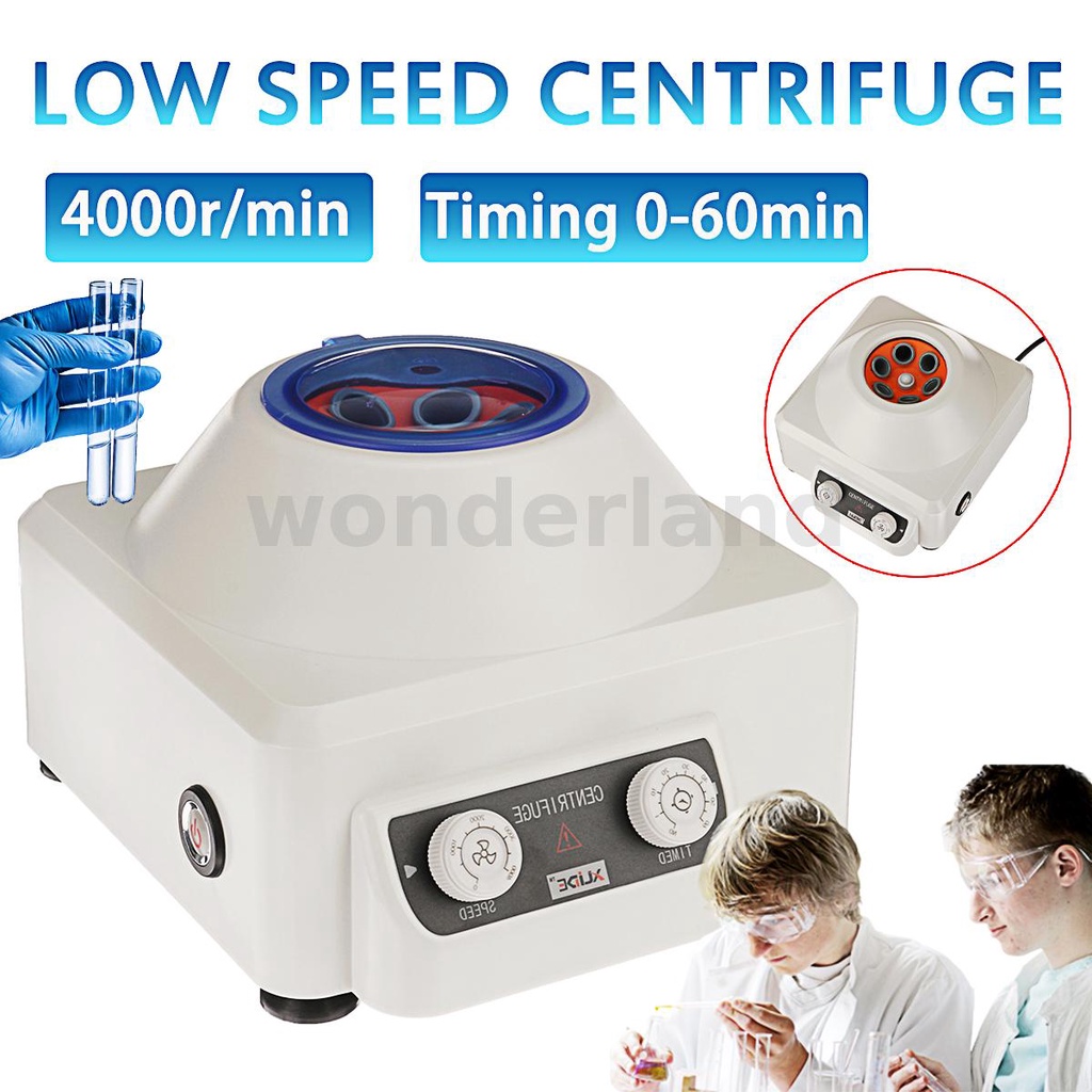 240V 4000rpm Desktop Electric Lab Centrifuge Machine Lower-speed Centrifuge | Shopee Thailand
