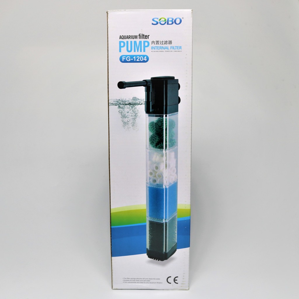 ปั๊มน้ำพร้อมกระบอกกรอง SOBO FG-1202, FG-1203, FG-1204 | Shopee Thailand