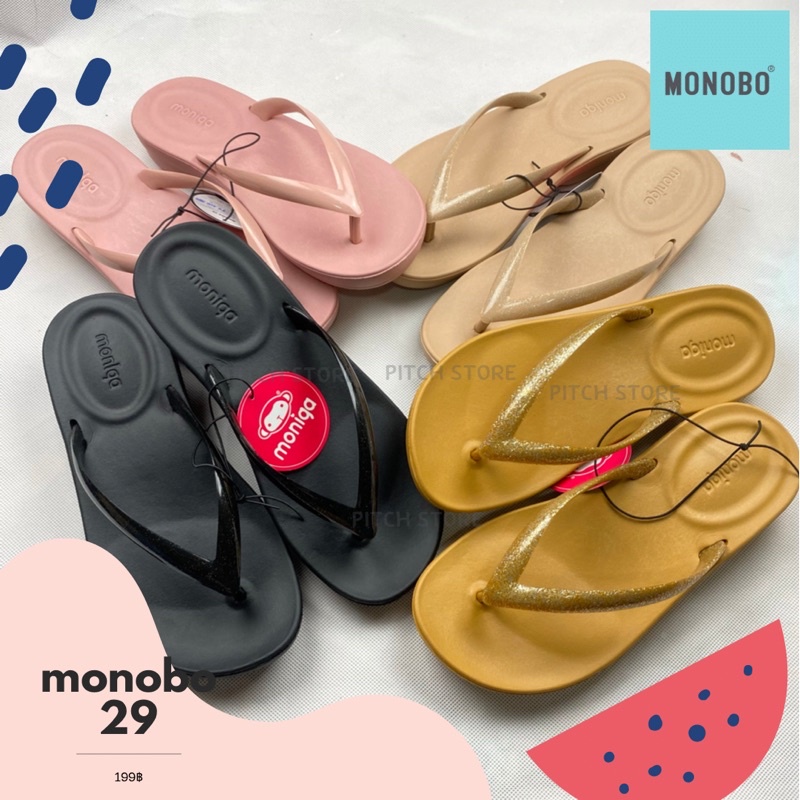 Monobo รองเท้าแตะแบบคีบ รุ่น moniga 29 คละสี | Shopee Thailand