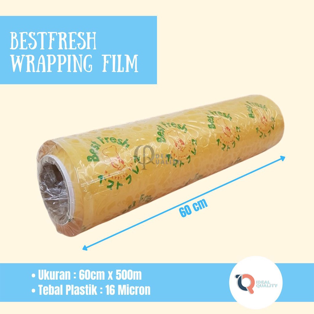 Best Fresh WRAPPING FILM อาหาร 60CM x 500M ผลไม้พลาสติก Cling Wrap ...