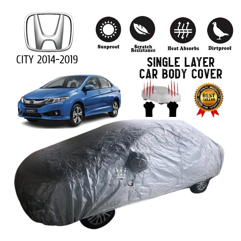 Honda City 2014-2019 Selimut Kereta Anti Calar ป้องกันป้องกันรอยขีดข่วน ...