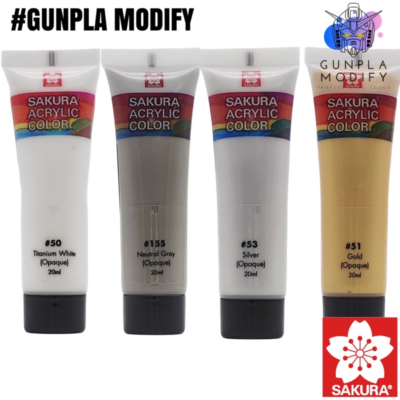 SAKURA Acrylic Color สีอะคริลิค ซากุระ ขนาด 20 ml | Shopee Thailand