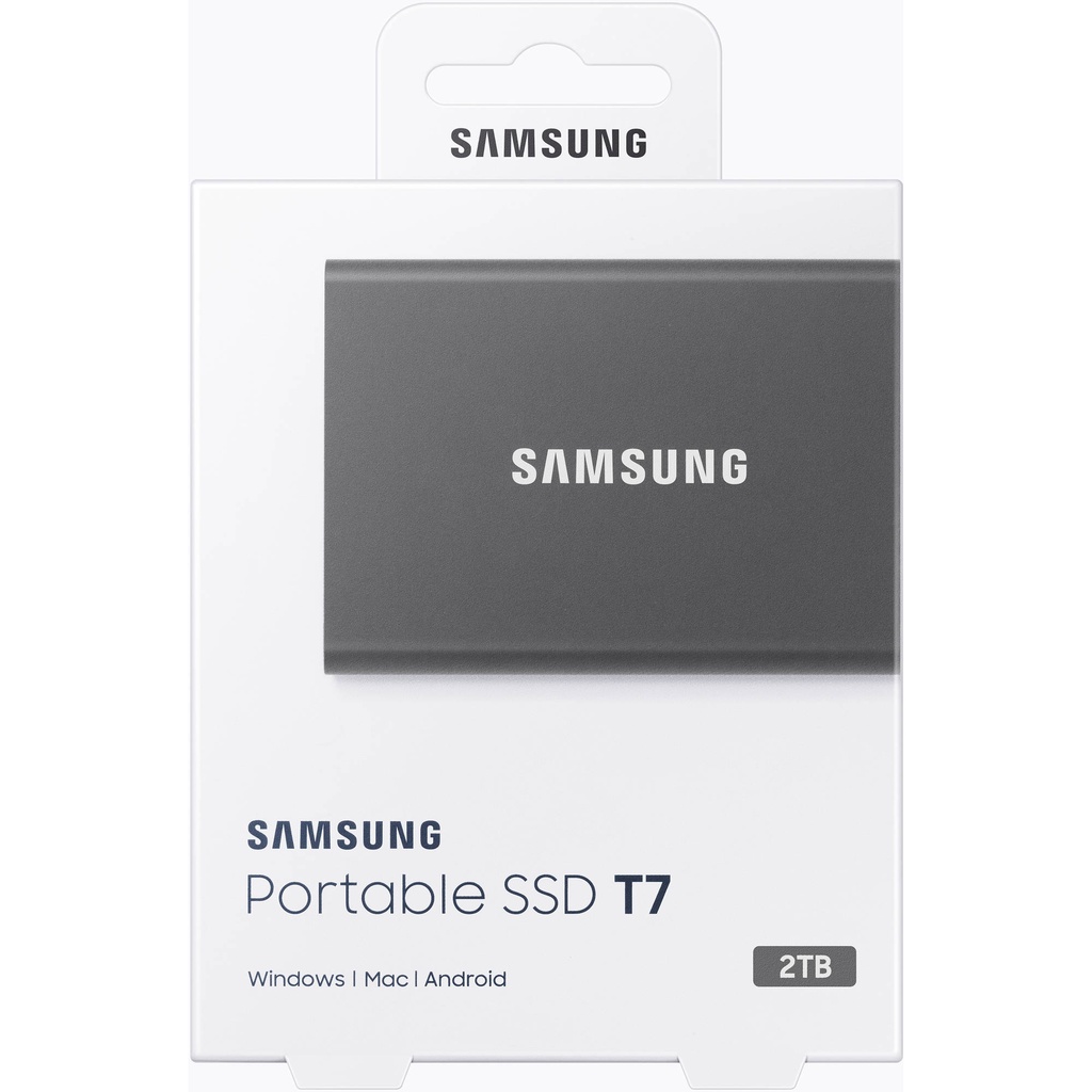 Samsung 2TB T7 Portable SSD USB3.2 (Gray) | Shopee Thailand