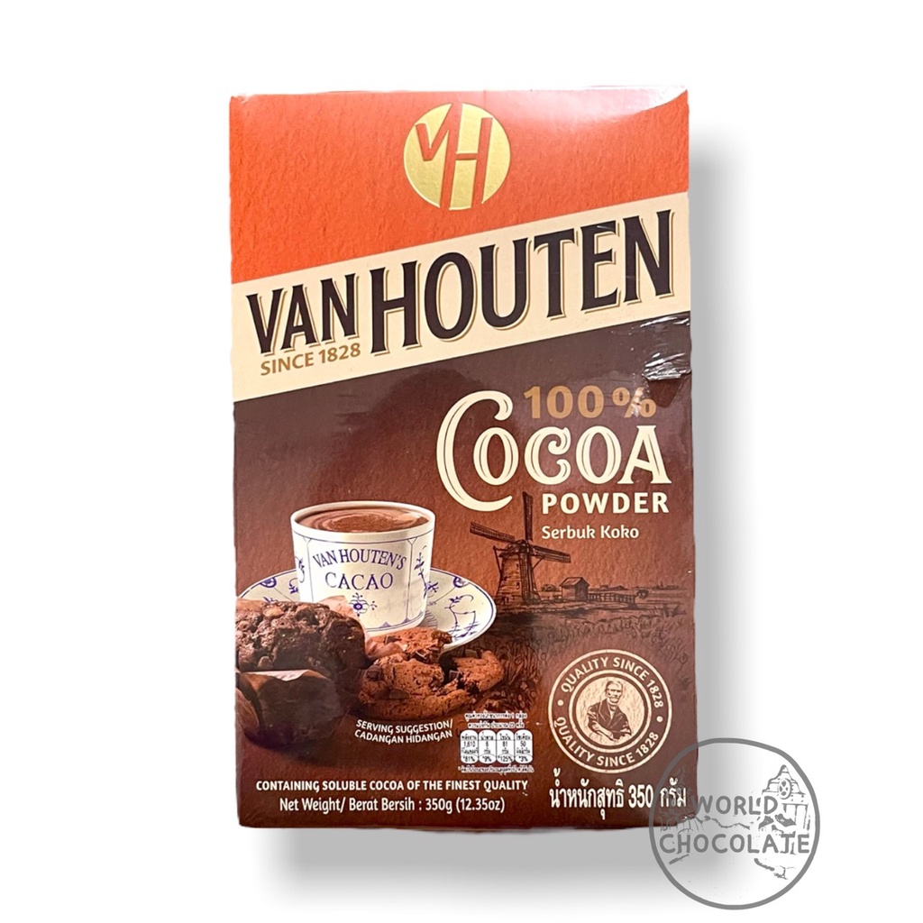 Van Houten Cocoa Powder 100% โกโก้ผงเข้มข้น 350 g | Shopee Thailand