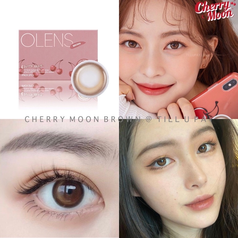 OLENS CHERRY MOON BROWN (รายเดือน) | Shopee Thailand