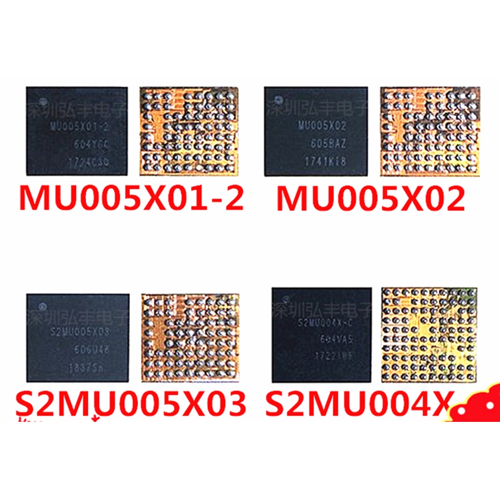 วงจรรวมพาวเวอร์ S2MU004X-C MU005X01-2 S2MU005X03 S2MU005X MU005X01 MU005X02 MU005X03 M005X01 ...