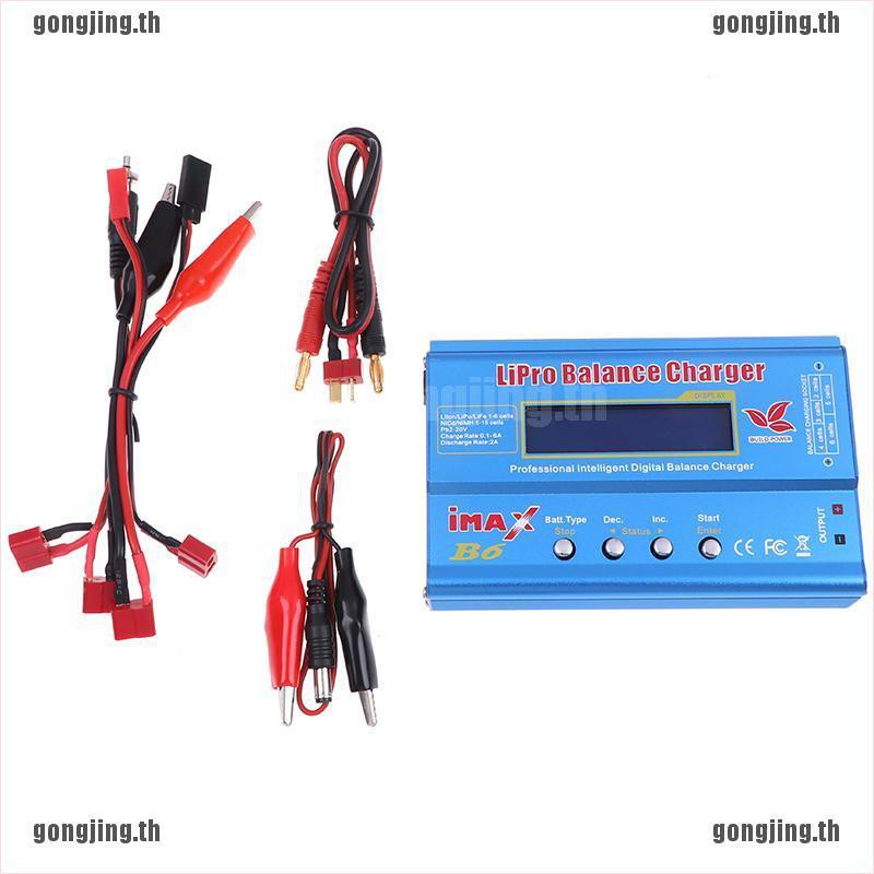 Gon HTRC iMAX B6 AC 80W ดิจิทัล LCD RC Lipo LiFe NiMh NiCD แบตเตอรี่ ...
