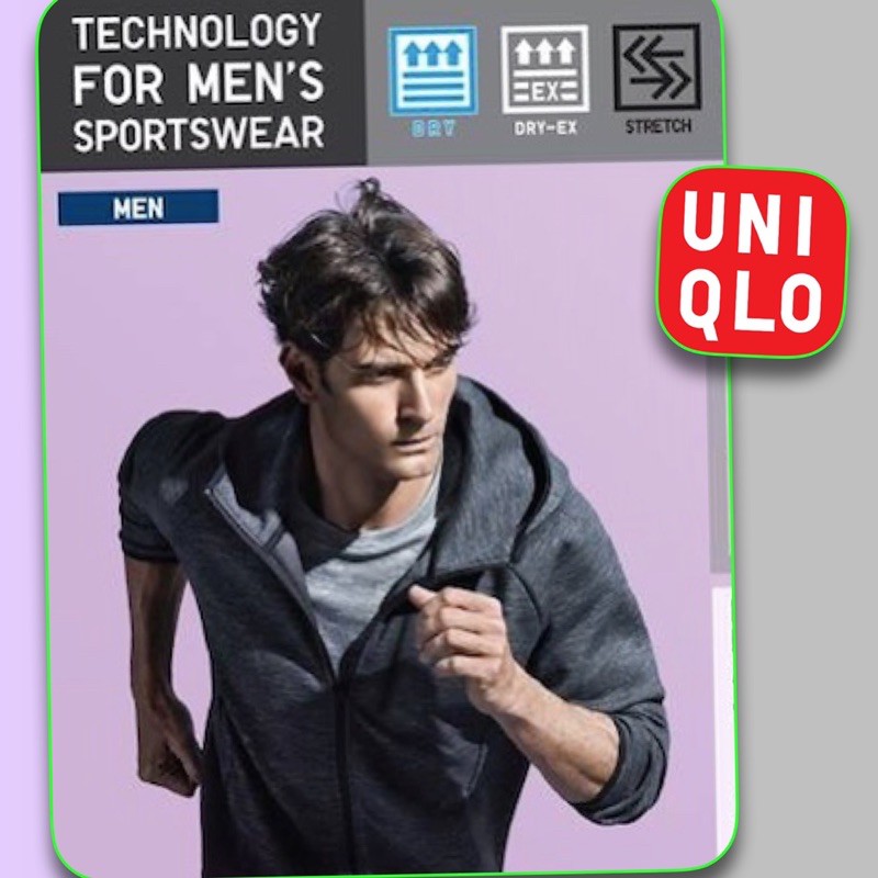 เสื้อฮู้ด Uniqlo Men Dry-Ex UV Cut Full-Zip Hoodie | Shopee Thailand