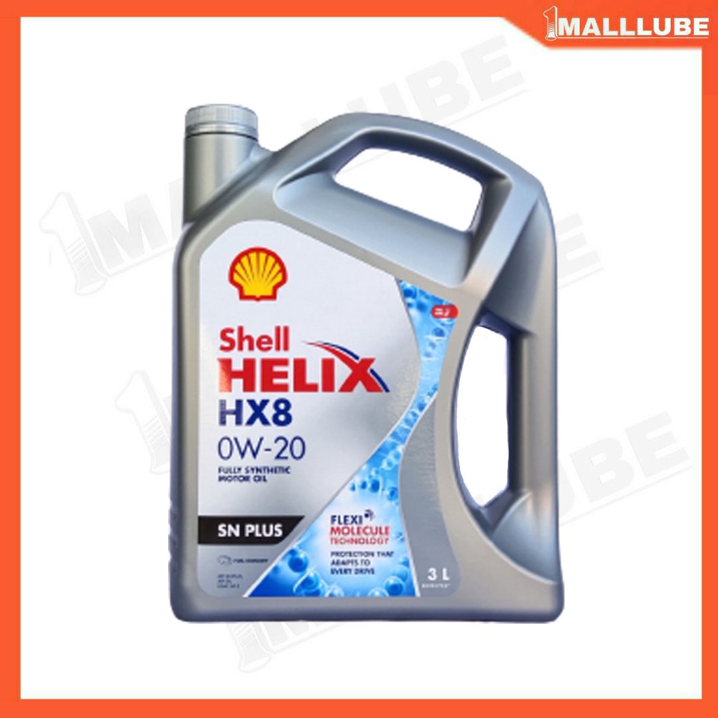 Shell HELIX HX8 น้ำมันเครื่องรถยนต์ Shell Helix HX8 0W-20 สังเคราะห์แท้ ...