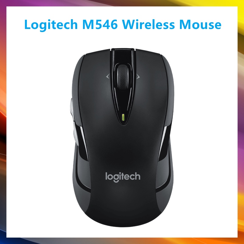 Logitech M546 Wireless Mouse Design for Office เมาส์ไร้สาย USB ...
