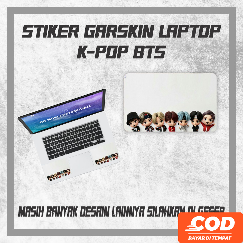 Cool อินเทรนด์ BTS K-POP Motif Laptop Garskin Sticker | Shopee Thailand