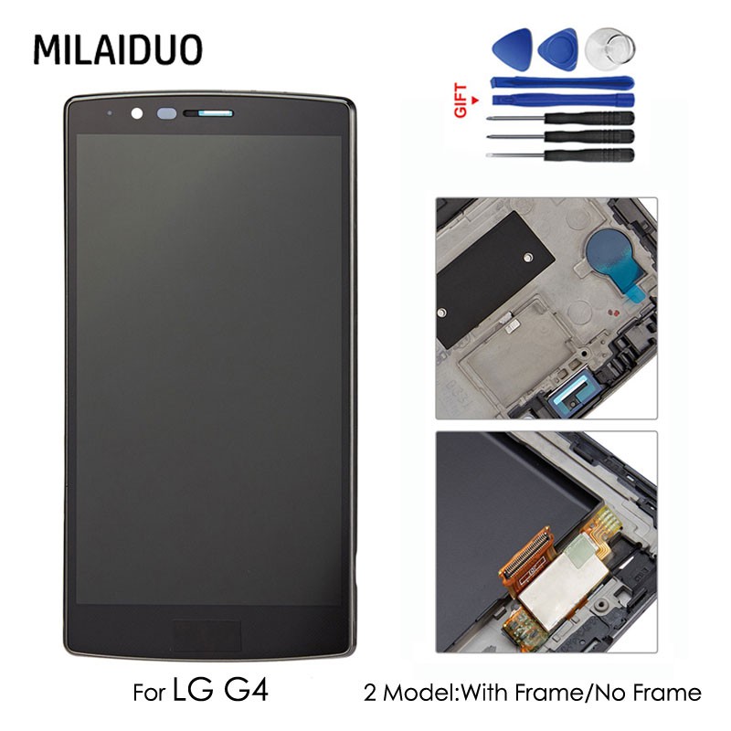 สําหรับ LG G4 H810 H811 H815 F500L VS986 VS999 LS991 / G4 Dual-SIM H818 จอแสดงผล LCD หน้าจอ ...